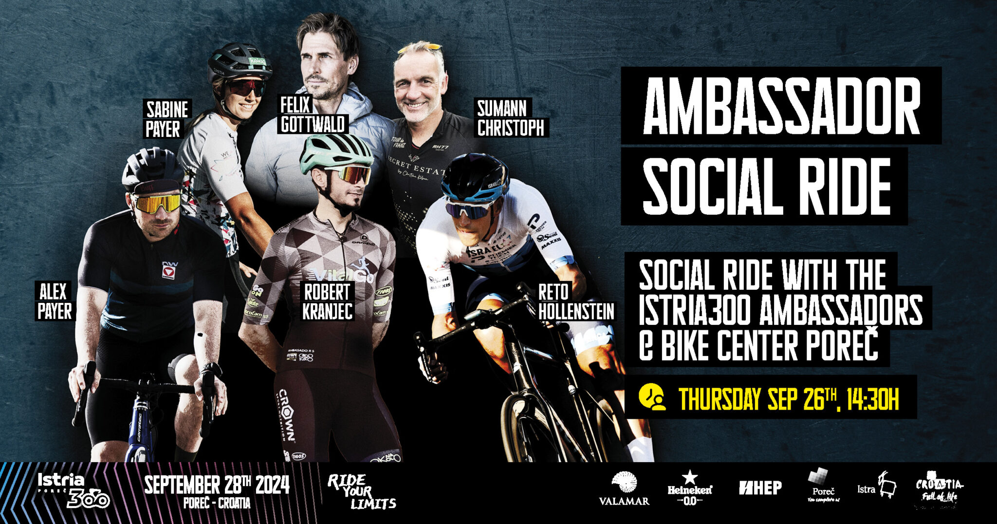 Istria300 Poreč - Social Ride with Istria300 Ambassadors @Bike Center Poreč